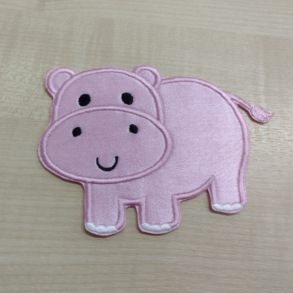 Motif Patch Cute Hippopotamus Hippo – malenas patches