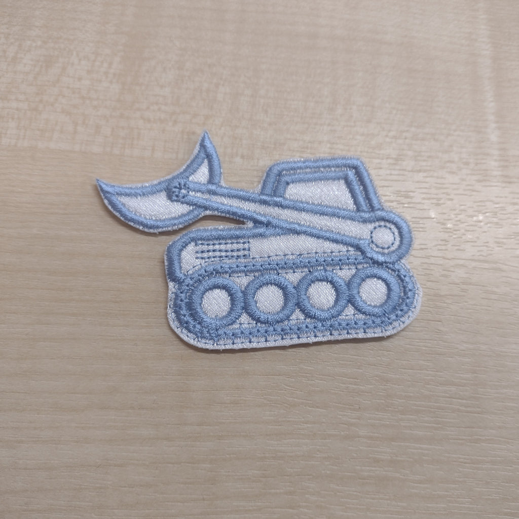 Motif Patch Baby Construction Digger – malenas patches