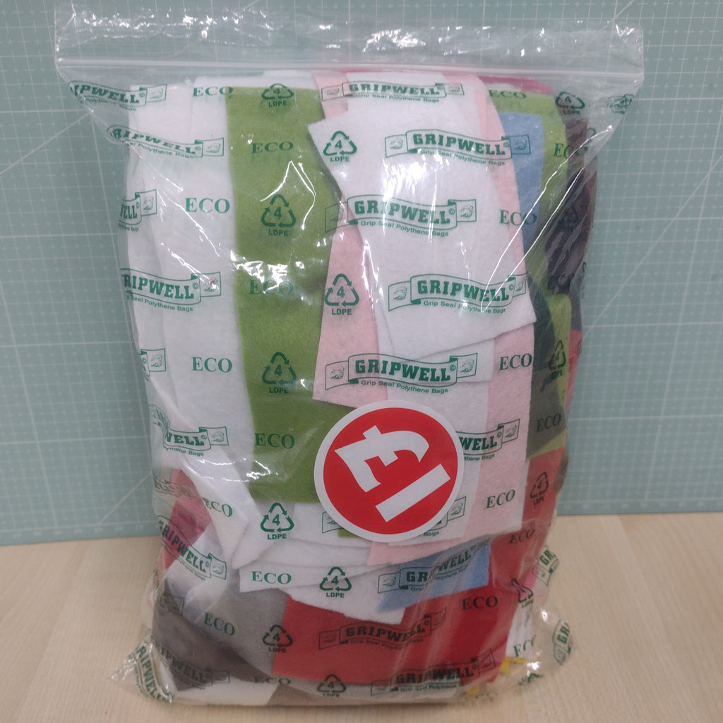Acrylic Felt Offcuts Bag – malenas patches