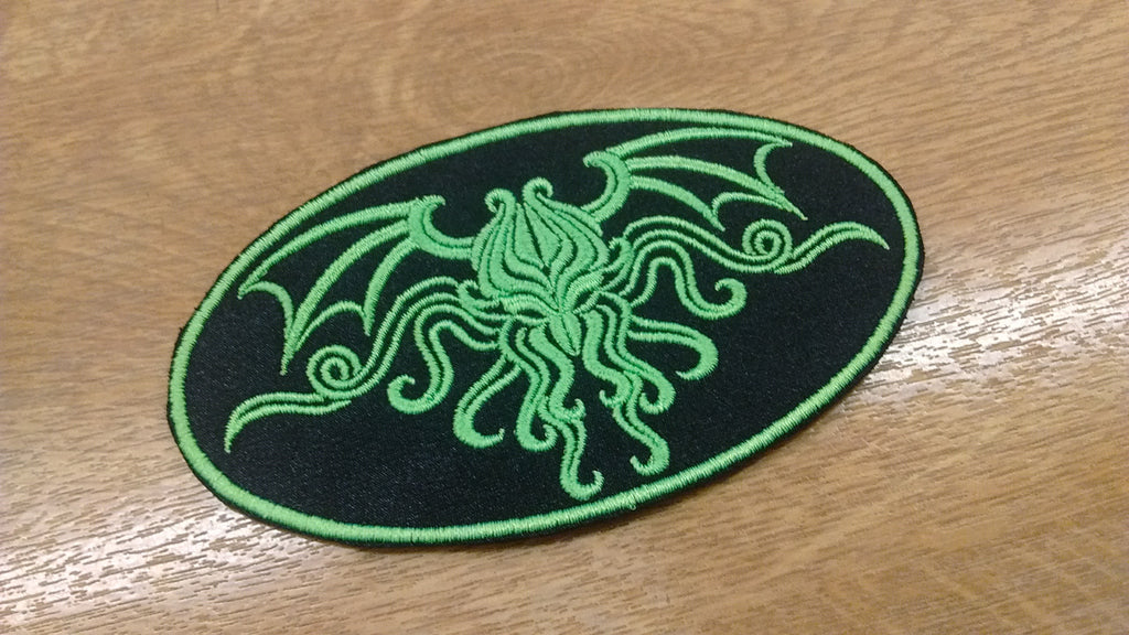 Motif Patch Cthulhu Style Logo – malenas patches