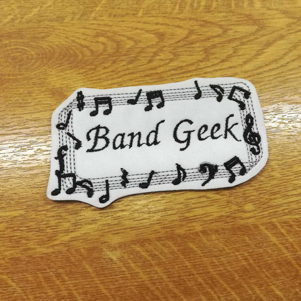 Motif Patch Personalised Name Musical Music Notes Border – malenas patches