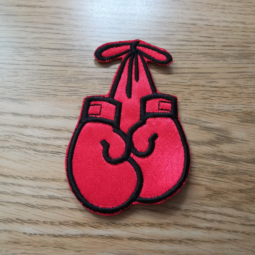 Motif Patch Boxing Gloves Outline – malenas patches