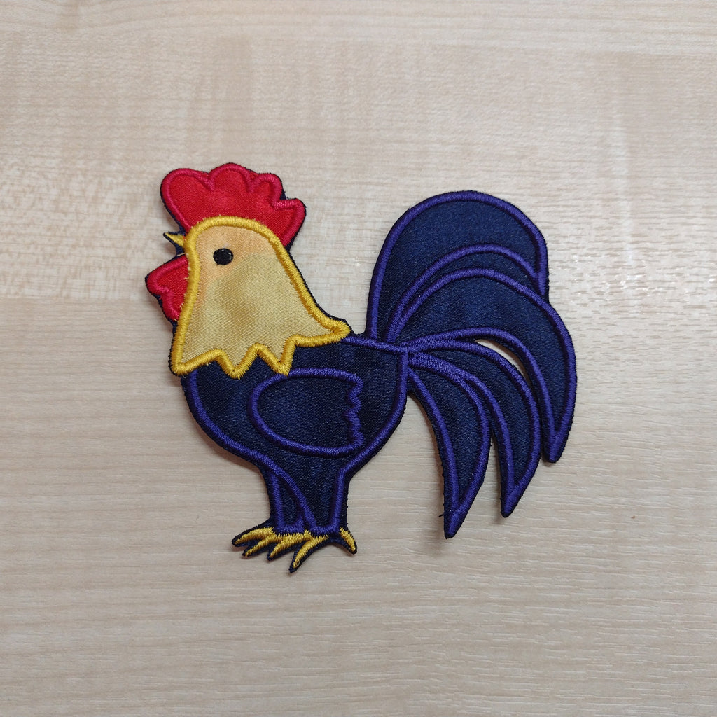 Motif Patch Rooster Chicken – malenas patches