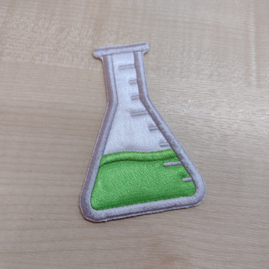 Motif Patch Science Beaker Triangle – malenas patches