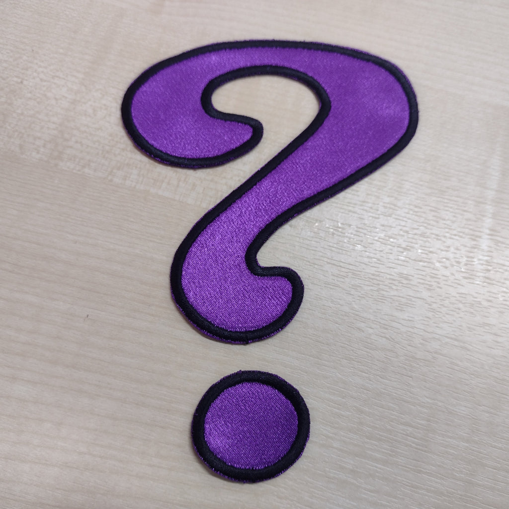 Motif Patch Cosplay Fancy Question Mark – malenas patches