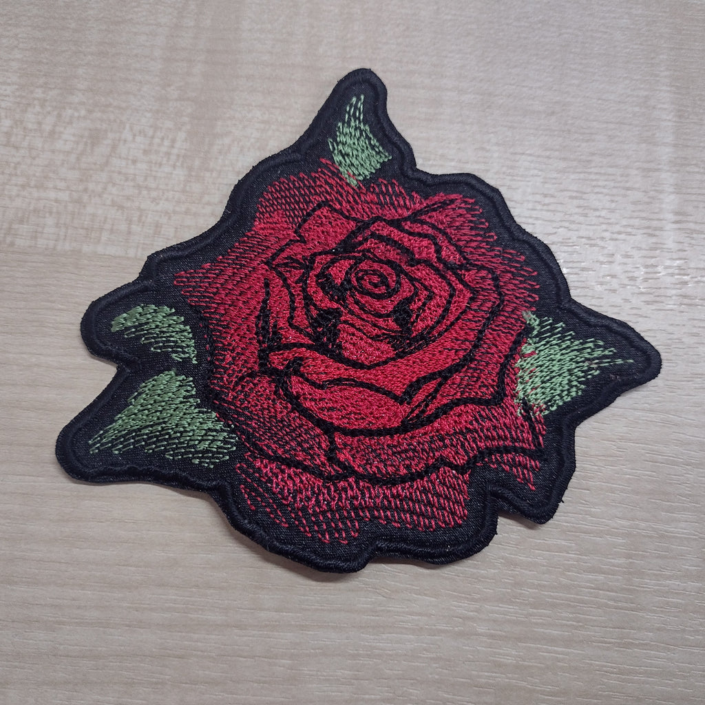 Motif Patch Rose Sketch – malenas patches