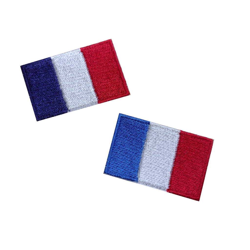 Motif Patch Mini Stitched French Flag – malenas patches