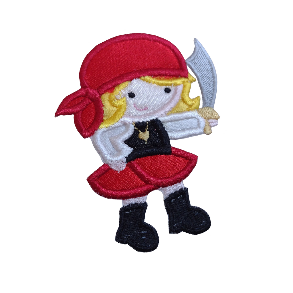 Motif Patch Pirate Girl – malenas patches