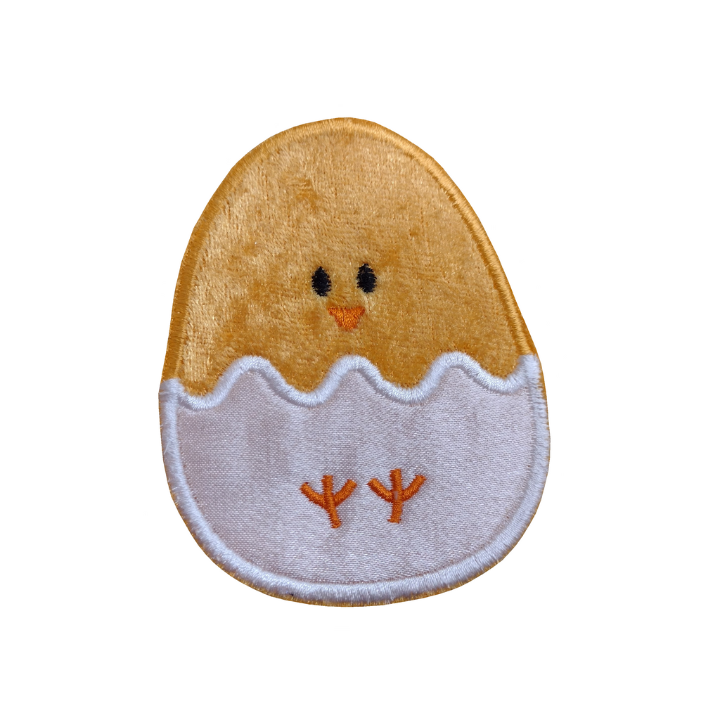 Motif Patch Cute Plush Hatching Chick – malenas patches