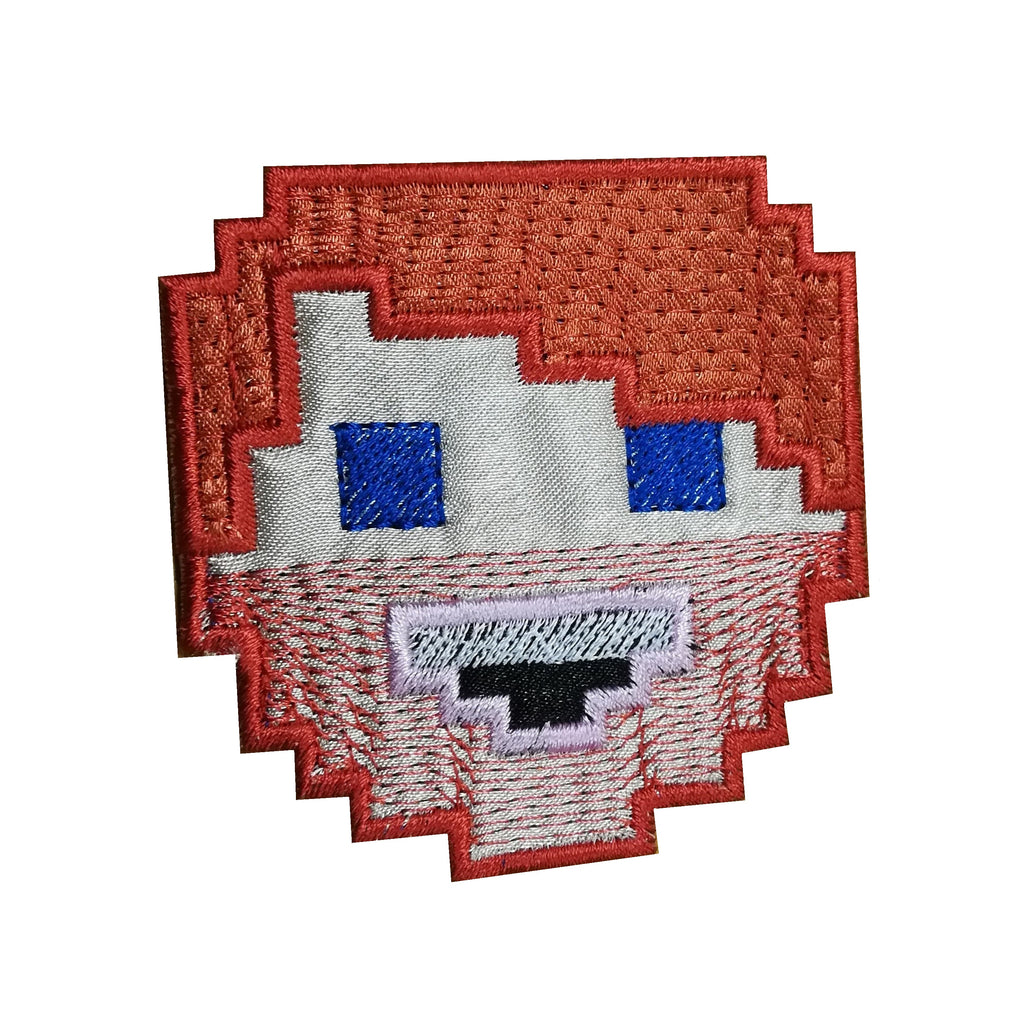 Motif Patch 8 bit Pixel Face Bearded Man – malenas patches