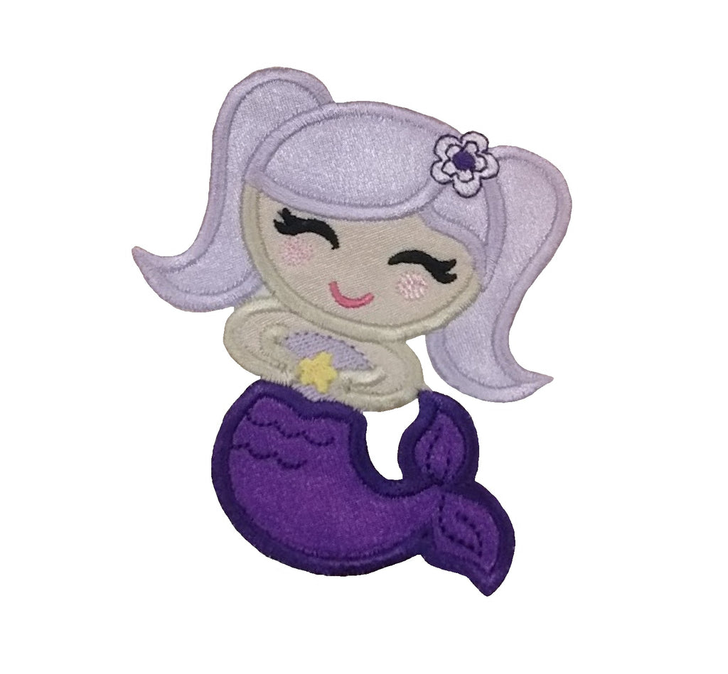 Motif Patch Cute Mermaid – malenas patches