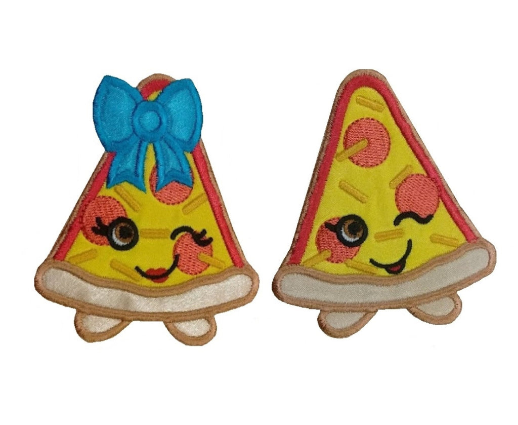 Motif Patch Set Kawaii Couple Mr & Mrs Pizza – malenas patches
