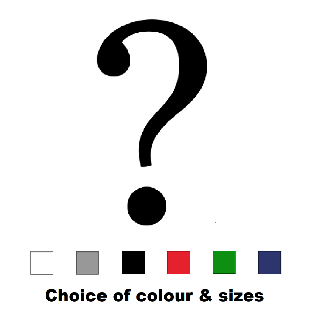 Iron on DIY Transfer Cosplay / Decor / Crafts - Riddle Question Marks ...