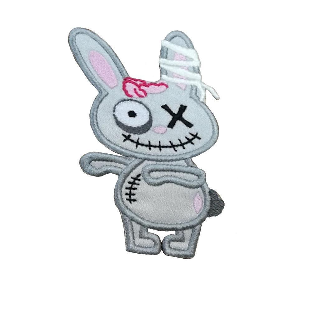 Motif Patch Halloween Apocalypse Zombie Bunny Rabbit – malenas patches